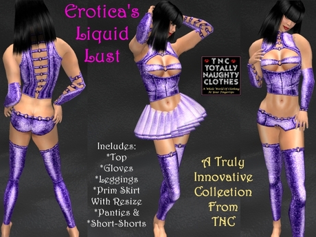 Second Life Marketplace - TNC Erotica's Liquid Lust Collection-Purple Insanity